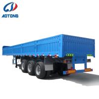 China 50#/90# Exchangeable Tractor Pin Steel Fence Cargo Semi Trailer With FUWA/BPW Axles for sale