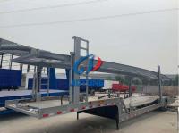 China 2 Axle Car Carrier Semi Trailer with 245/70R19.5 Tires and 4-21 Units Cars Capacity for sale