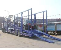 China Duel Line Brake System Vehicle Transport Semi Trailers For 4-21 Units Cars for sale