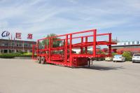 China Duel Line Brake System Vehicle Transport Semi Trailers For 4-21 Units Cars for sale