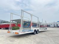 China Customized Car Carrier Semi Trailer With 28T Two Speed Landing Leg for sale