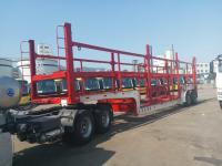 China Double Deck 2 Axles Car Transport Semi Trailer For Vehicle Carrier Truck Trailers for sale