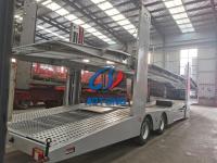 China Double Deck 2 Axles Car Transport Semi Trailer For Vehicle Carrier Truck Trailers for sale