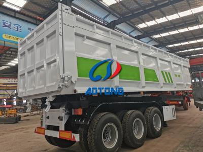 China 30T-60T Rear Dump Tipping Trailer With Hydraulic Lifting For Coal Transportation for sale