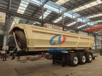 China 30T-60T Rear Dump Tipping Trailer With Hydraulic Lifting For Coal Transportation for sale