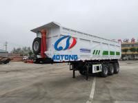 China 30T-60T Rear Dump Tipping Trailer With Hydraulic Lifting For Coal Transportation for sale