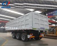 China 3 Axles New Produced Dump / Tipping Semi Trailers With U Shape / Square Shape Box for sale