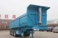 China 3 Axles New Produced Dump / Tipping Semi Trailers With U Shape / Square Shape Box for sale