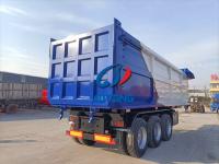 China Sand Transportation 3 Axles FUWA / BPW Semi Trailer Dump Truck Trailers New Produced for sale