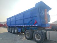 China Sand Transportation 3 Axles FUWA / BPW Semi Trailer Dump Truck Trailers New Produced for sale
