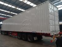China 40-80 Tons Capacity Curtain Side Semi Trailer With Dual Line Braking System And ABS for sale