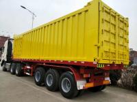 China FUWA / BPW Axle Van Curtain Side Semi Trailer To Carry Bulk Cargo for sale