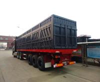 China FUWA / BPW Axle Van Curtain Side Semi Trailer To Carry Bulk Cargo for sale