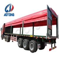 China FUWA / BPW Axle Van Curtain Side Semi Trailer To Carry Bulk Cargo for sale