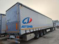 China Bulk Cargo Carrier Van Curtain Side Semi Trailer For Heavy Duty Transportation for sale