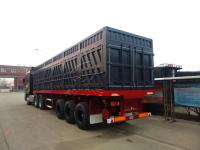 China Bulk Cargo Carrier Van Curtain Side Semi Trailer For Heavy Duty Transportation for sale