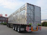 China Air / Mechanical Suspension Animal Transport Fence Trailers For Livestock Customizable Durable for sale