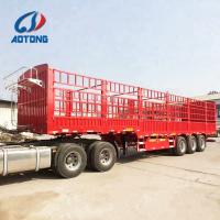 China Trailer Cargo Carrier Fence Truck Trailers With FUWA / BPW Axle Optional for sale