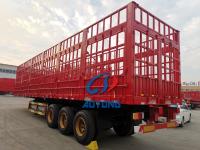 China Bulk Cargo Transport 3 Axles Detachable Fence Truck Trailers for sale