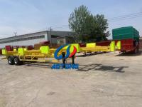 China 20ft  / 40ft Skeleton Shipping Container Semi Trailer Skeletal Truck Trailers Container Chassis for sale