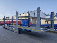 China Hydraulic Deck Car Carrier Semi Vehicle Transport Truck Trailer for sale