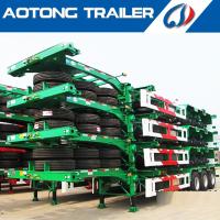 China Container Chassis 40FT Skeleton Semi Trailer 20FT Shipping Container Carrier Truck Trailers for sale