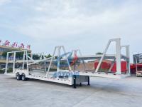 China Car Truck Trailer Vehicle Carrier Semi Trailers Hydraulic Floor SUV Carrier Trailers for sale