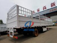 China Fence Semi Truck Trailer Cargo Carrier Trailers Livestock Poultry Transport Semi Trailer for sale