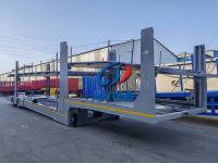 China Car Truck Trailer Vehicle Carrier Semi Trailers Hydraulic Floor SUV Carrier Trailers for sale