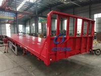 China 2x20ft Capacity Shipping Container Semi Trailer In Transportation Industry for sale