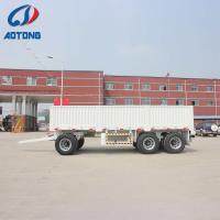China Customizable Drawbar Dolly Hydraulic Truck Flatbed Light Side Wall Farm Cargo Agricultural Dropside Semi Tractor Full Trailer for sale