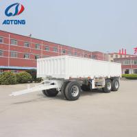 China Customizable Drawbar Dolly Hydraulic Truck Flatbed Light Side Wall Farm Cargo Agricultural Dropside Semi Tractor Full Trailer for sale
