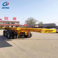 China 2-3 Axle Skeleton Semi Trailer for 20ft 40ft Containers for sale