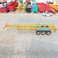 China 3-Axle 50 Ton Container Semi Trailer with Mechanical or Air Suspension for sale