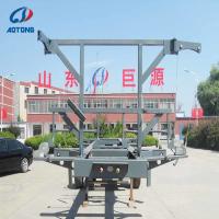 China 40 Ton 2 Axle Container Skeleton Trailer with Mechanical or Air Suspension for sale