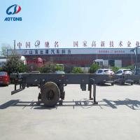 China 40 Ton 2 Axle Container Skeleton Trailer with Mechanical or Air Suspension for sale