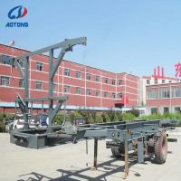 China 40 Ton 2 Axle Container Skeleton Trailer with Mechanical or Air Suspension for sale