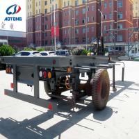 China 40 Ton 2 Axle Container Skeleton Trailer with Mechanical or Air Suspension for sale