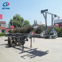 China 40 Ton 2 Axle Container Skeleton Trailer with Mechanical or Air Suspension for sale