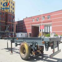 China 40 Ton 2 Axle Container Skeleton Trailer with Mechanical or Air Suspension for sale
