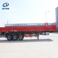 China 3 Axle Side Wall Semi Trailer with Mechanical or Air Suspension for sale