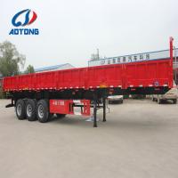 China 30T-80T Side Wall Semi Trailer with Mechanical or Air Suspension for sale