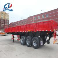 China 30T-80T Side Wall Semi Trailer with Mechanical or Air Suspension for sale