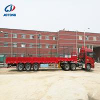 China 30T-80T Side Wall Semi Trailer with Mechanical or Air Suspension for sale