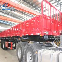 China 30T-80T Side Wall Semi Trailer with Mechanical or Air Suspension for sale