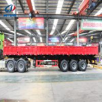 China 30T-80T Side Wall Semi Trailer with Mechanical or Air Suspension for sale