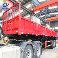 China 30T-80T Side Wall Semi Trailer with Mechanical or Air Suspension for sale