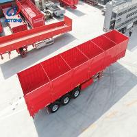 China 60T 3-Axle Side Wall Grain Trailer with Mechanical/Air Suspension for sale