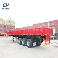 China 40FT 60/80 Tons 3 Axles Side Wall Semi Trailer with Mechanical/Air Suspension for sale