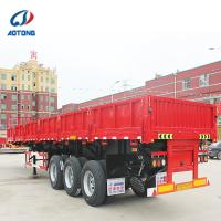 China 40FT 60/80 Tons 3 Axles Side Wall Semi Trailer with Mechanical/Air Suspension for sale